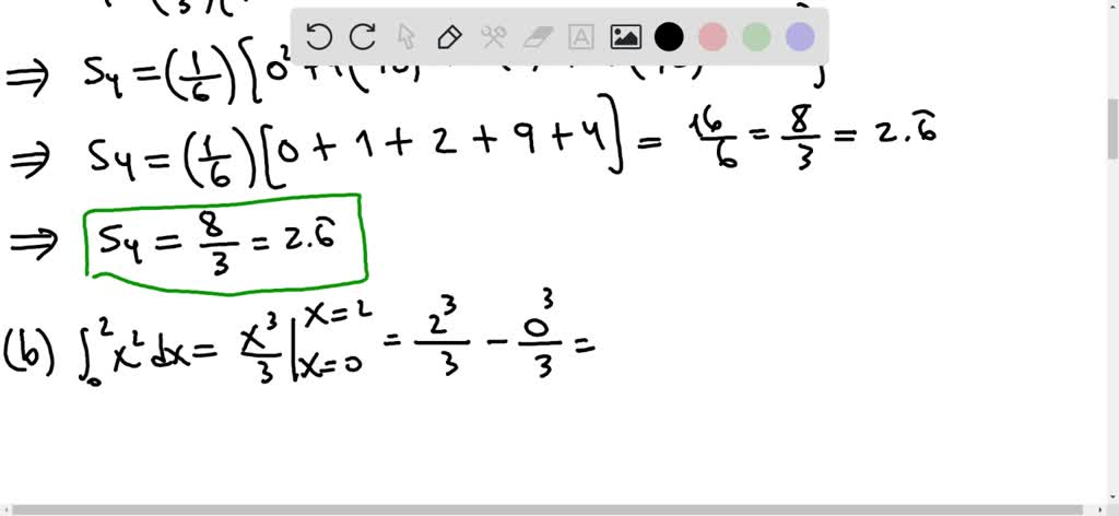 SOLVED:(a) use Simpson's Rule with n=4 to approximate the value of the ...