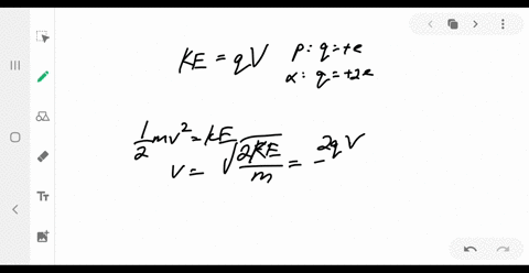 SOLVED: Which acquires a greater final speed when accelerated by the same potential difference ...