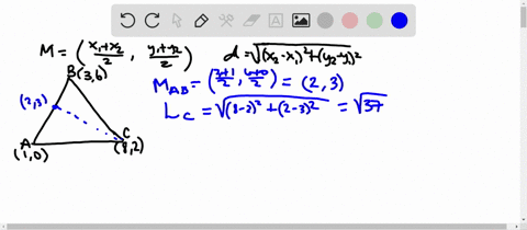 ⏩SOLVED:Distance and Midpoint Formulas In these exercises we use the… | Numerade
