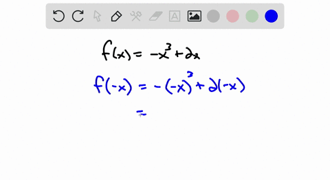 SOLVED:Determine whether each function is even, odd, or neither. f(x ...