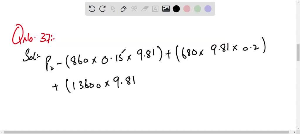 SOLVED: Determine the pressure difference between the water pipe and ...