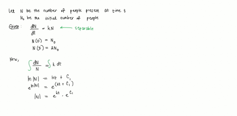 SOLVED: The population of a certain community is known to increase at a ...