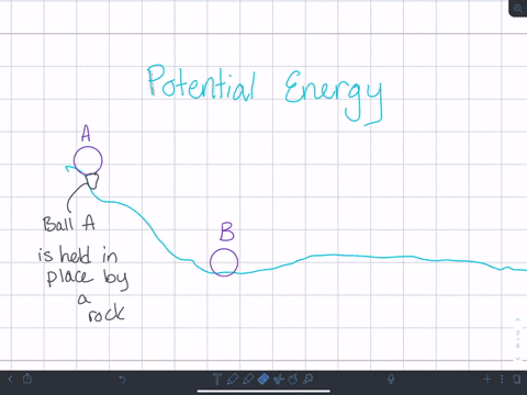Which ball has the higher potential energy? Explain. | Numerade