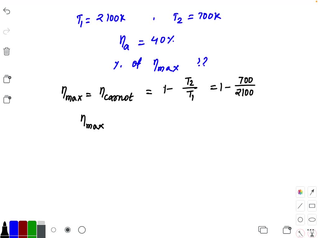 SOLVED:One of the most efficient engines ever developed operated ...