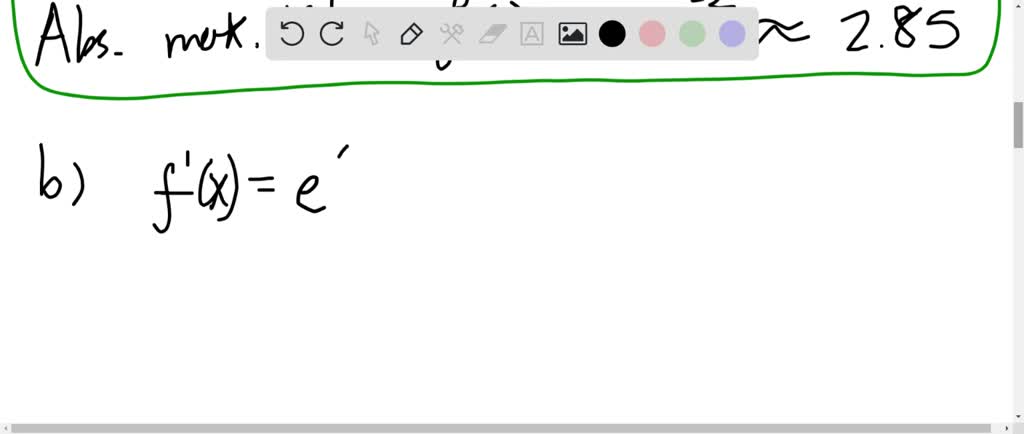 SOLVED:(a) Use a graph to estimate the absolute maximum and minimum values of the function to ...