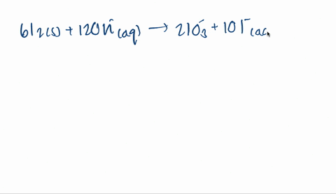 SOLVED:Write a balanced net ionic equation for (a) the oxidation of ...