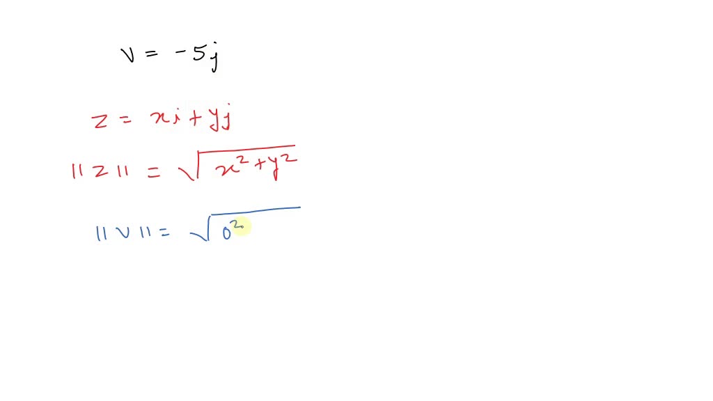 Find the unit vector that has the same direction as the vector 𝐯. 𝐯=-5 ...