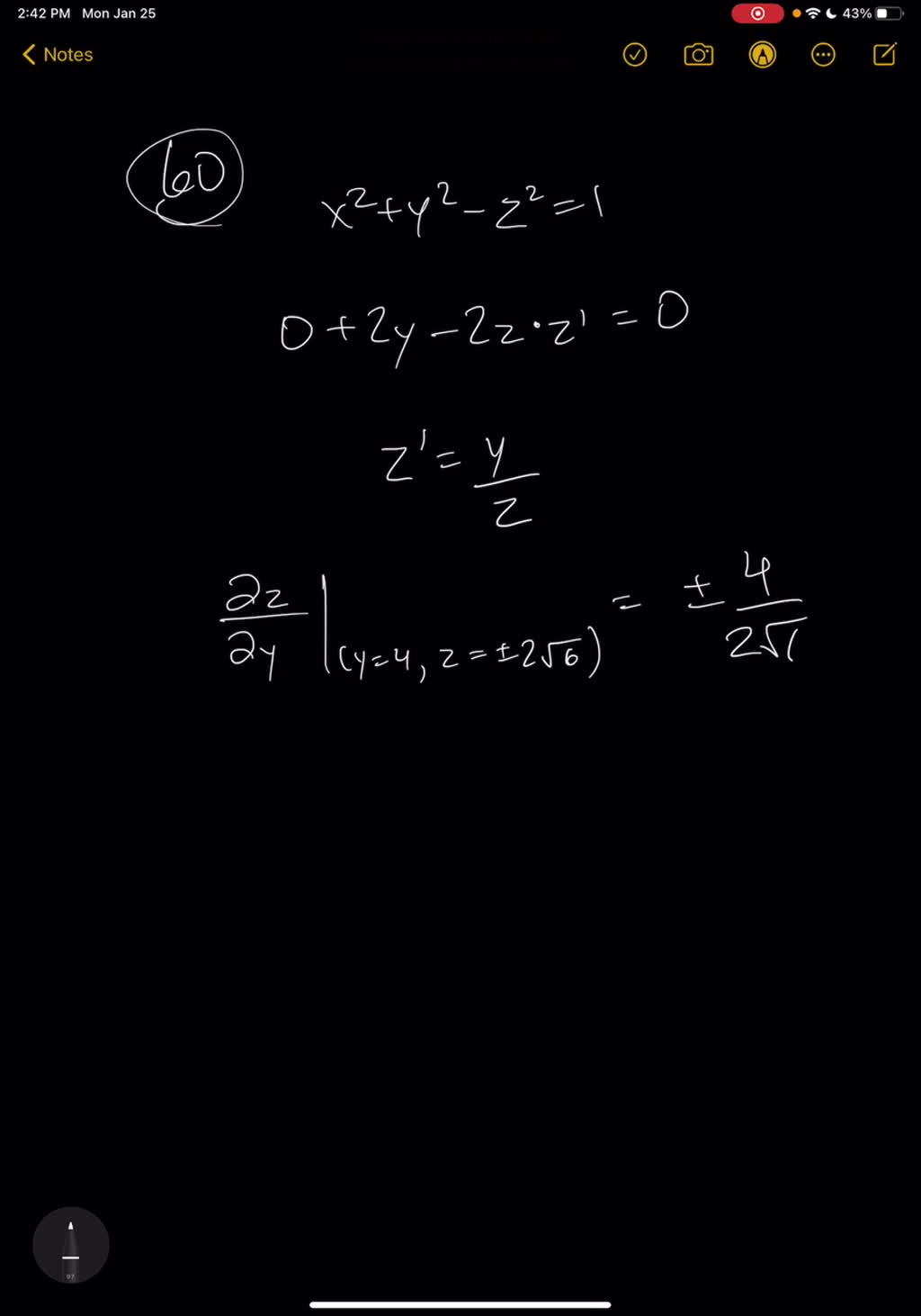 SOLVED a By Differentiating Implicitly Find The Slope Of The