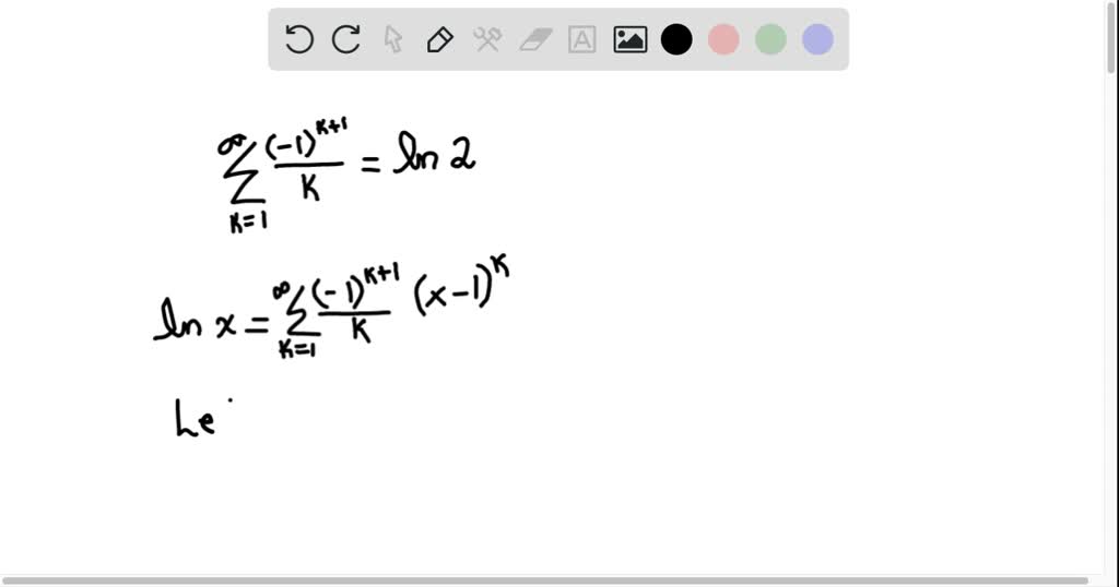 SOLVED:Develop the Taylor expansion of ln(1+z). ANS. ∑n=1^∞(-1)^n-1 (z ...