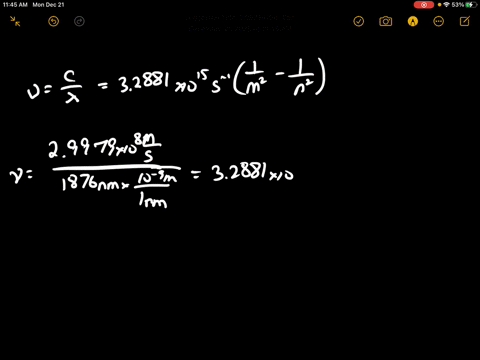 SOLVED:The Pfund series of the hydrogen spectrum