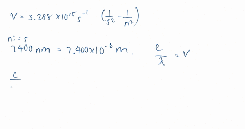 SOLVED:The Pfund series of the hydrogen spectrum has as its longest ...