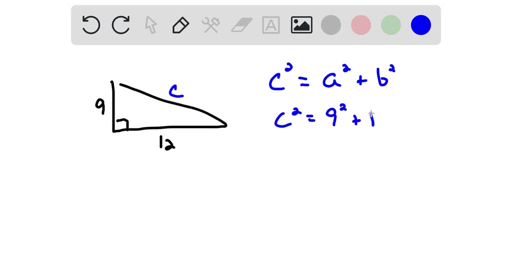 SOLVED: 2. Las medidas de los catetos de un triángulo rectángulo son 9 ...