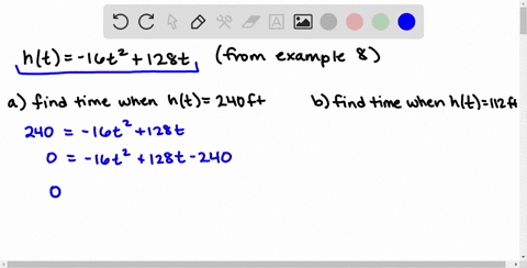 SOLVED:If an object is projected upward with an initial velocity of 64 ft per sec from a height ...