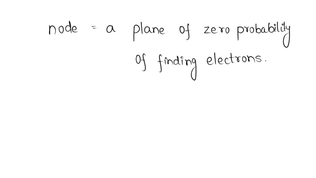 SOLVED:Describe What is the physical meaning of a node in a probability ...