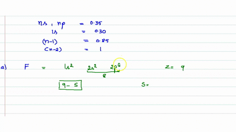 SOLVED:Slater's rules are a simple way to estimate the effective ...