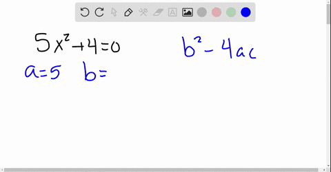 SOLVED:Compute the discriminant. Then determine the number and type of ...
