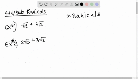 SOLVED:How do you know if two radicals are like radicals?
