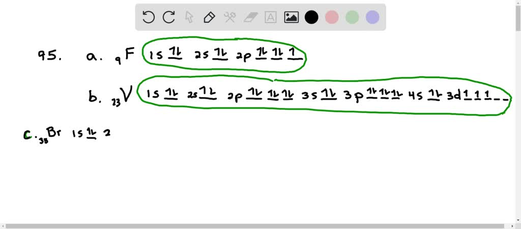 Solved Draw Representations Of Ground State Electron Configurations