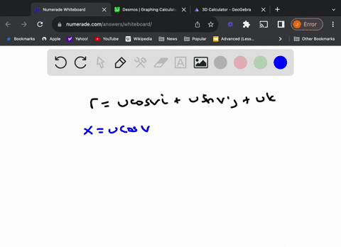 SOLVED:Sketch a graph of the parametric surface by hand. 𝐫=u cosv 𝐢+u sinv 𝐣+u 𝐤