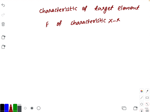 SOLVED:The characteristic of the target element that determines the ...