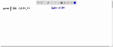 SOLVED:A polynomial f(x) with real coefficients and leading coefficient ...