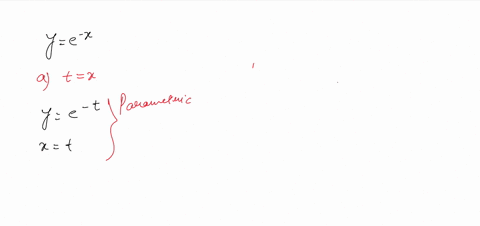 SOLVED:Find a set of parametric equations to represent the graph of the given rectangular ...