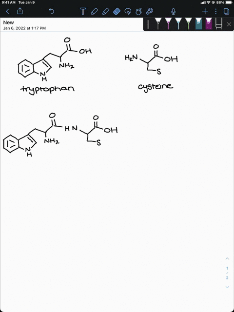 SOLVED:(a) Draw the condensed structure of the tripeptide TrpCys-Cys ...