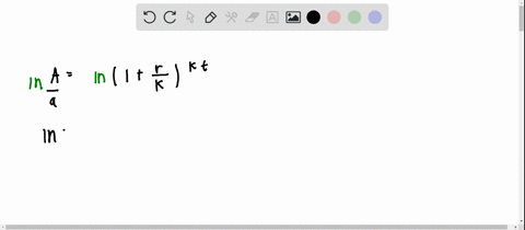 SOLVED:Recall the formula for continually compounding interest, y=A e^t ...