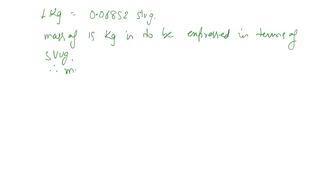 Using the length and force conversion factors in Table 1.2 on p. 10 ...