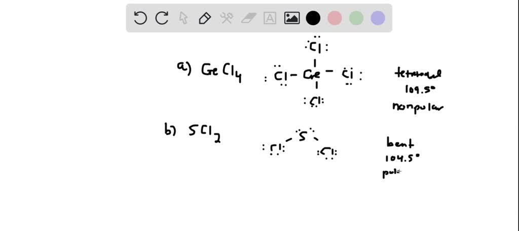 SOLVED:For each of the following molecules, predict the shape and bond ...