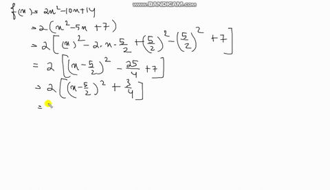 SOLVED:(a) find the vertex; (b) find the axis of symmetry; (c) determine whether there is a ...