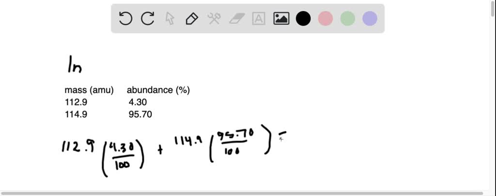 Indium (In) has two naturally occurring isotopes: In- 113 and In- 115 ...