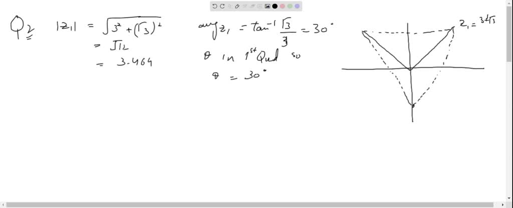 In the Argand diagram, the origin is the centre of an equilateral ...