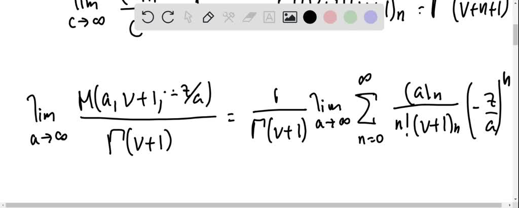 ⏩SOLVED:The Bessel function Jv(z) can be considered as a special ...