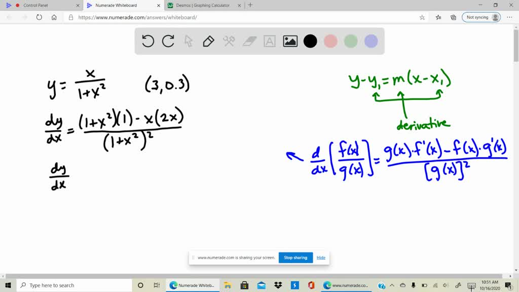 SOLVED:(a) The curve y=x /(1+x^2) is called a serpentine. Find an equation of the tangent line ...