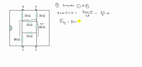 SOLVED: The pin diagram of a resistance array is shown in Fig. 2.129 ...