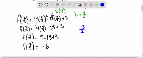 SOLVED:Graph each function using the vertex formula and other features of a quadratic graph ...
