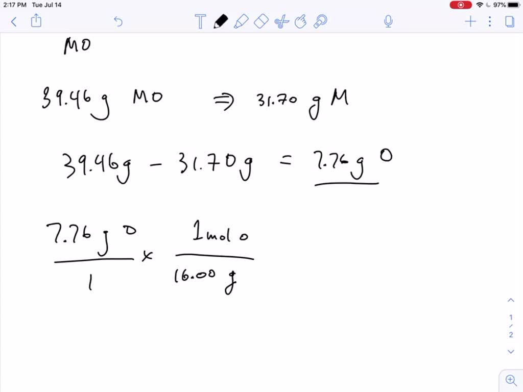 ⏩SOLVED:A certain metal oxide has the formula MO where M denotes the ...