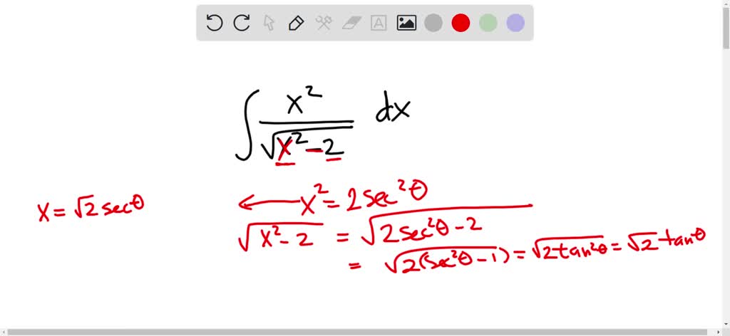 SOLVED:(a) Determine an appropriate trigonometric substitution. (b ... SOLVED:(a) Determine an appropriate trigonometric substitution. (b ...