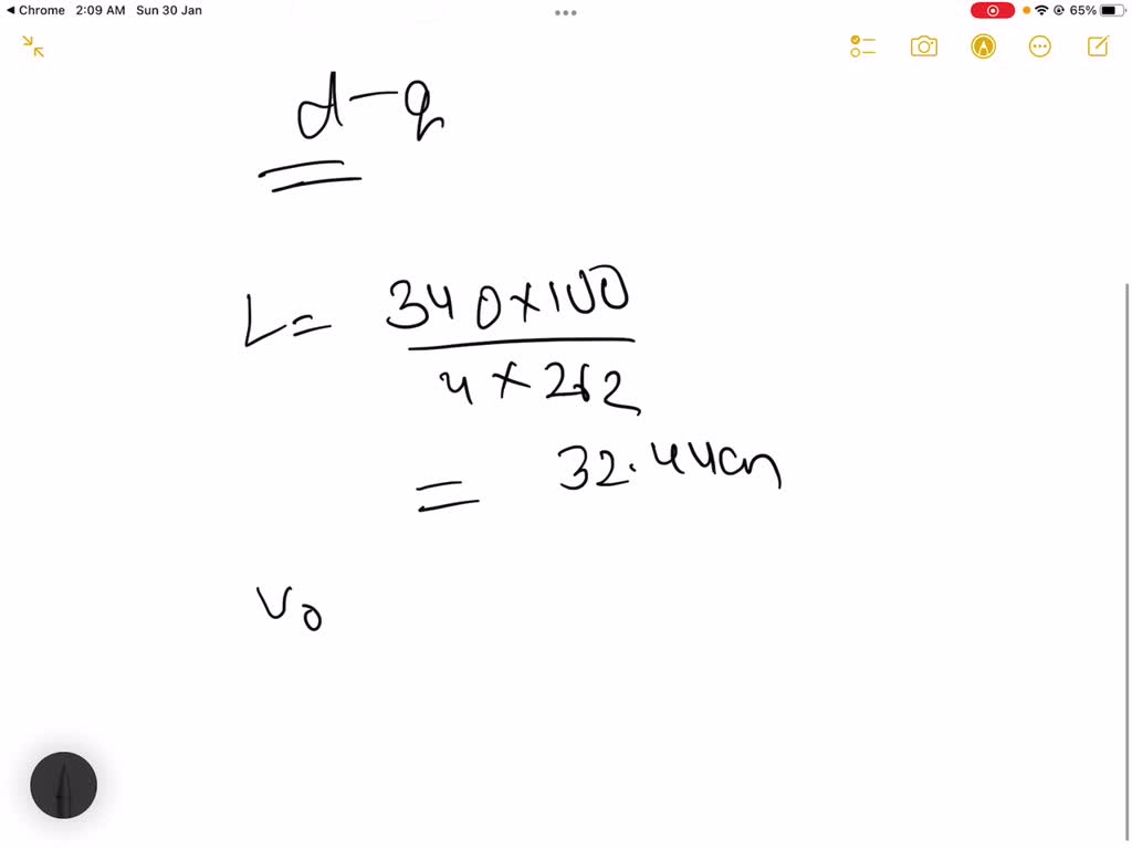 A tube of unit cross section, which is open at both ends, is divided ...