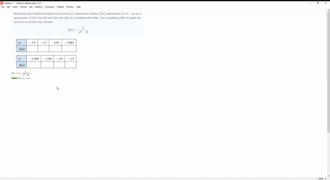 SOLVED:Numerical and Graphical Analysis In Exercises 3-6, determine whether f(x) approaches ∞or ...