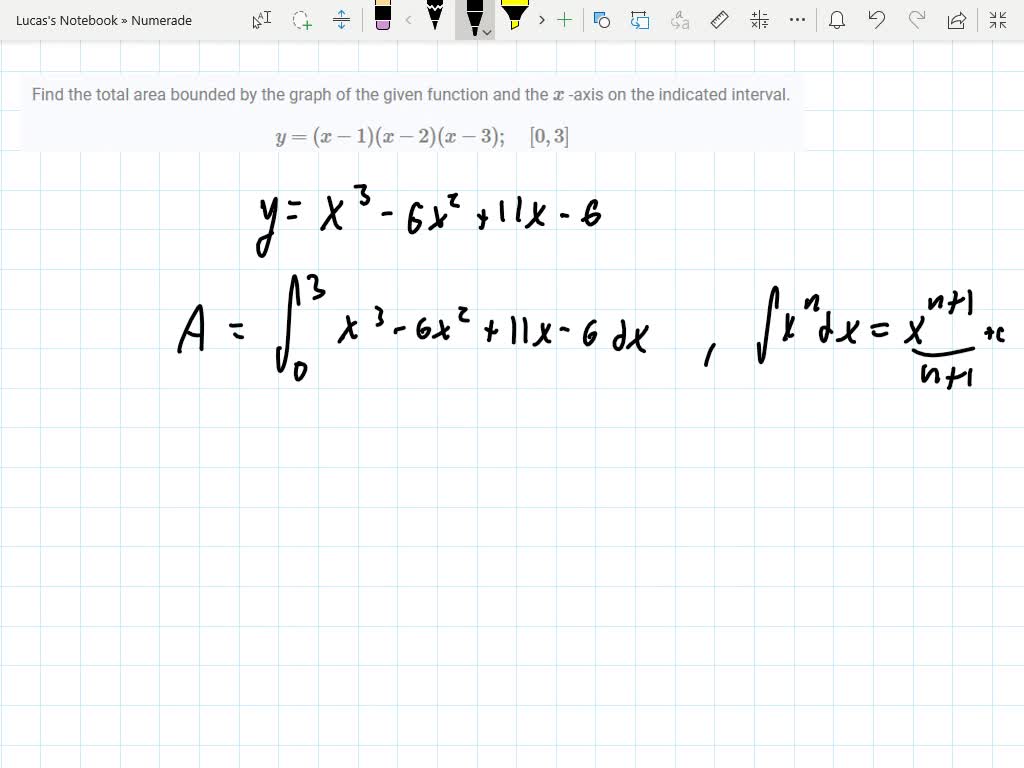 Solved Use The Summation Definition Of Area To Find The Area Under Y X 3 On [0 2] 03 1 Use The