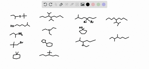 SOLVED:Write structural formulas for each of the following alcohols and ...