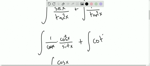 SOLVED:Evaluate the following integrals. ∫(d x)/(secx-1)