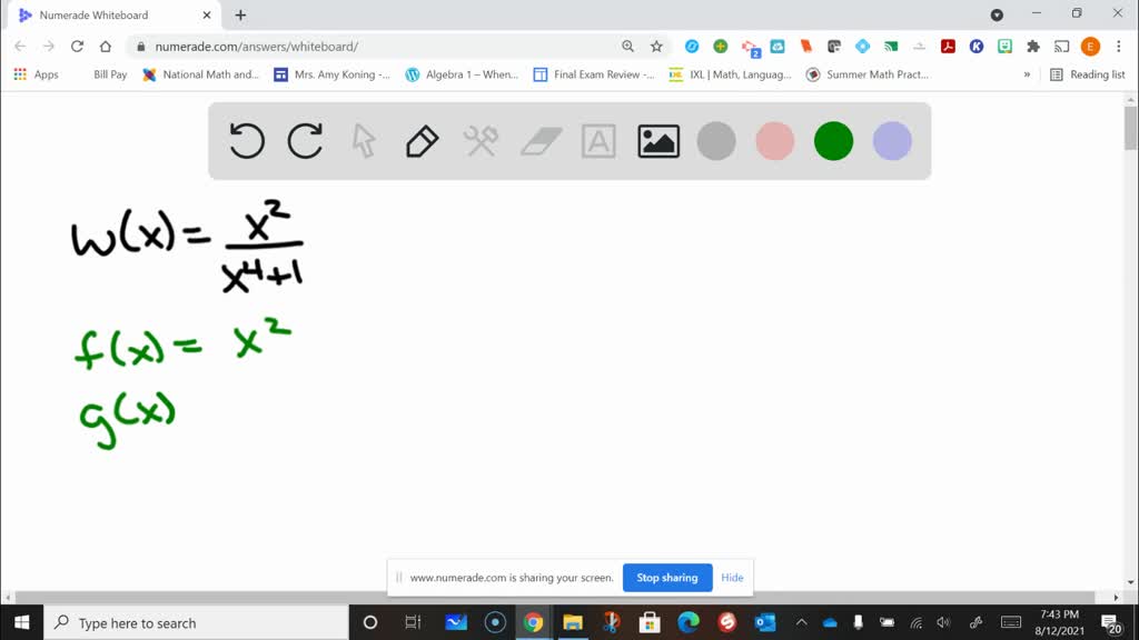 SOLVED:Write the given function as a composition of two or more non ...