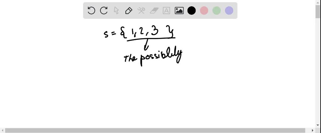 SOLVED:True or false? Every set S is the sample space for some experiment. Explain.