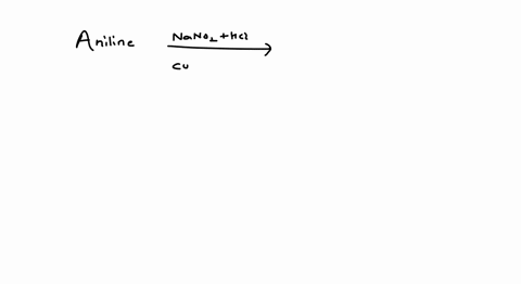 SOLVED:The correct sequence of reagents used for conversion of aniline ...