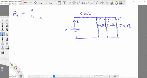 Find the current through and the potential difference across each resistor in Figure P 23.25 ...