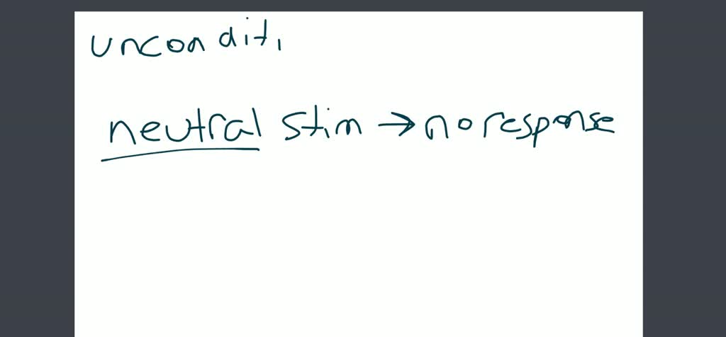 SOLVED:A stimulus that does not initially elicit a response in an ...