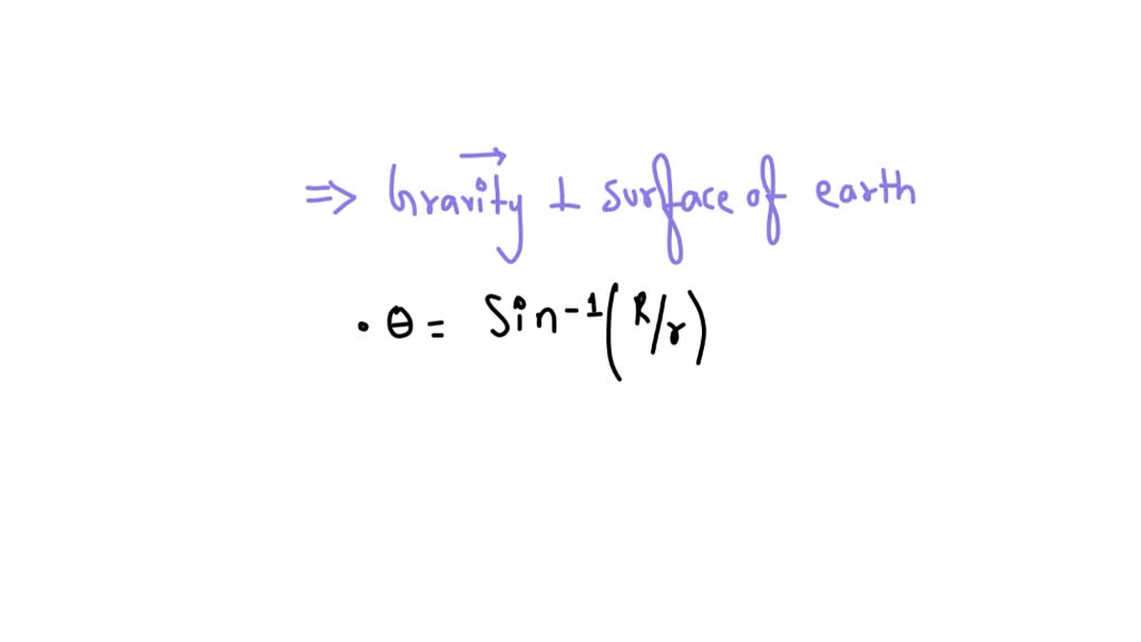 SOLVED:Neglecting the latitudinal variation in the radius of Earth ...